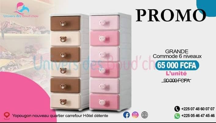 Commode 6 niveaux différents modèle – Univers des Boud'chou